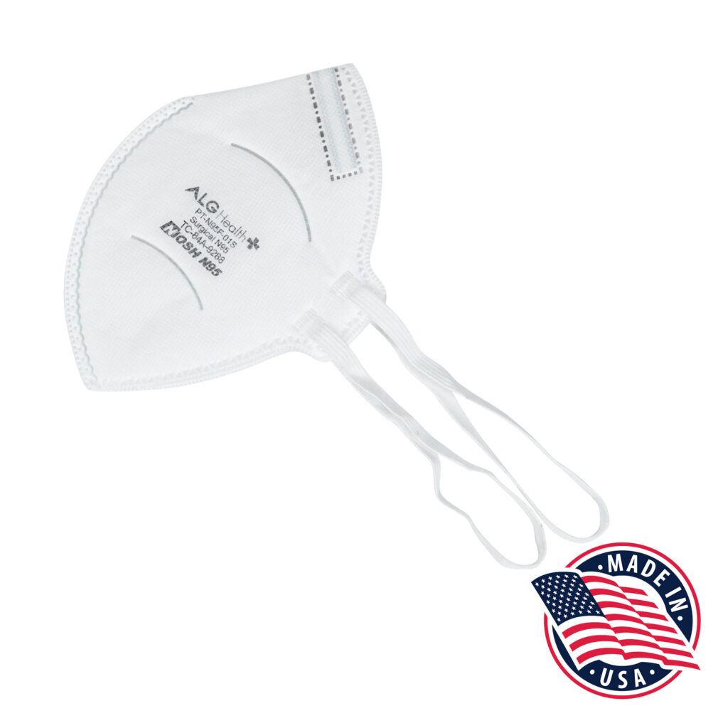 N95 NIOSH CDC Certified USA-Made Fold Style Mask Patriot - Zunch Labs ...