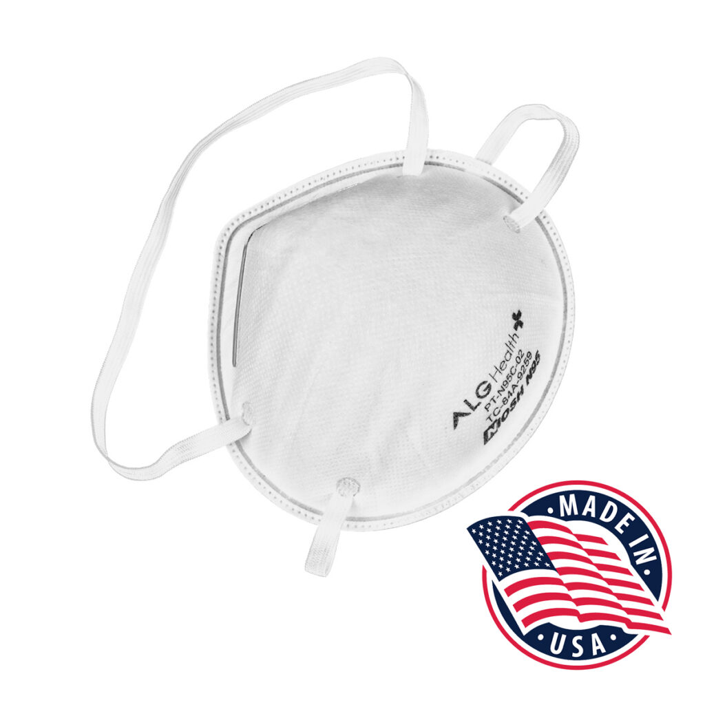 N95 NIOSH CDC Certified Cup Style Mask Patriot - Zunch Labs PPE - Buy ...