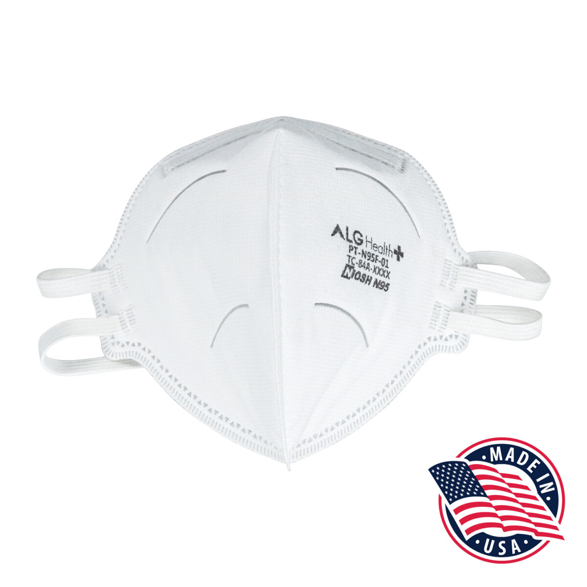 N95 NIOSH CDC Certified Fold Style Mask Harley - Zunch Labs PPE - Buy ...